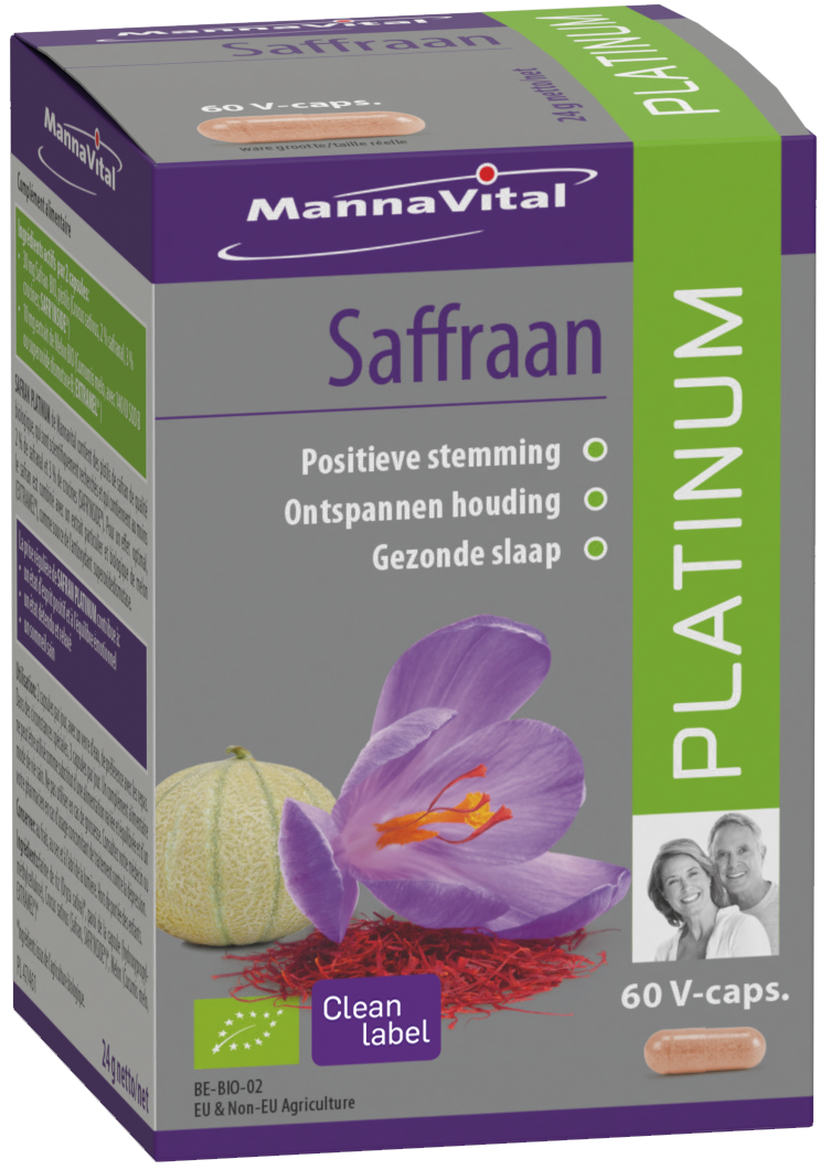 Saffraan 60caps MannaVital - Sol et Vita